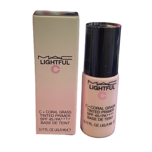 Mac LIGHTFUL C C + CORAL GRASS TINTED PRIMER SPF 45 / PA++++ | Shopee ...