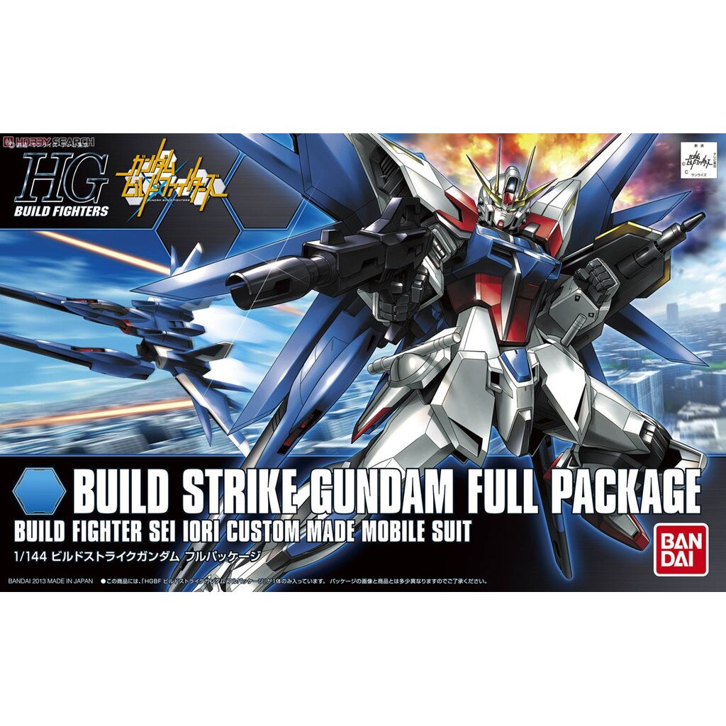 Bandai HG 1/144 HGBF BUILD STRIKE GUNDAM FLIGHT FULL PACKAT C3 | Shopee ...