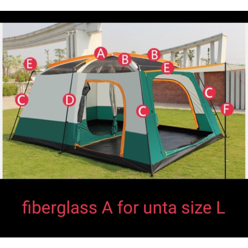 เต ็ นท ์ camel "Y " อะไหล ่ kemah unta connetor Y ขั ้ วต ่ อ Dan เต ็ ...