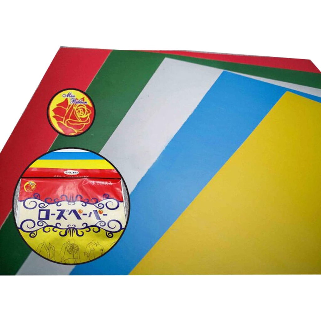 กระดาษคาร์บอน กระดาษลอกลายผ้า กระดาษวาดแพทเทิร์น ตรา Miss Ribbon 1 ห่อ ...