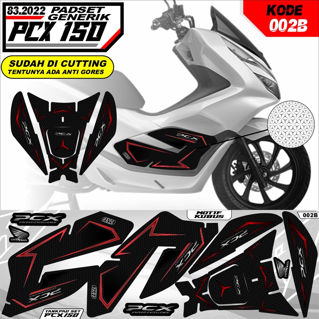 Sidepad Tankpad Sticker ครบชุด HONDA PCX 150 ALL HONDA PCX 150 รหัส 002 ...