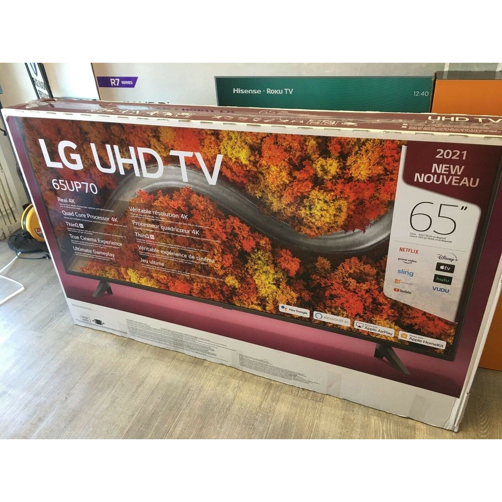 LG 65 Inch UP7000 Series 4K LED UHD Smart webOS TV (2021 Model ...