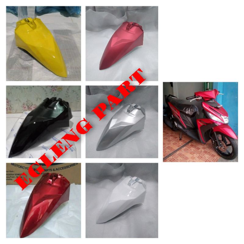 Merah PUTIH HITAM บังโคลนหน้า mio m3 mio z mio 125 สีดํา ขาว เหลือง ...