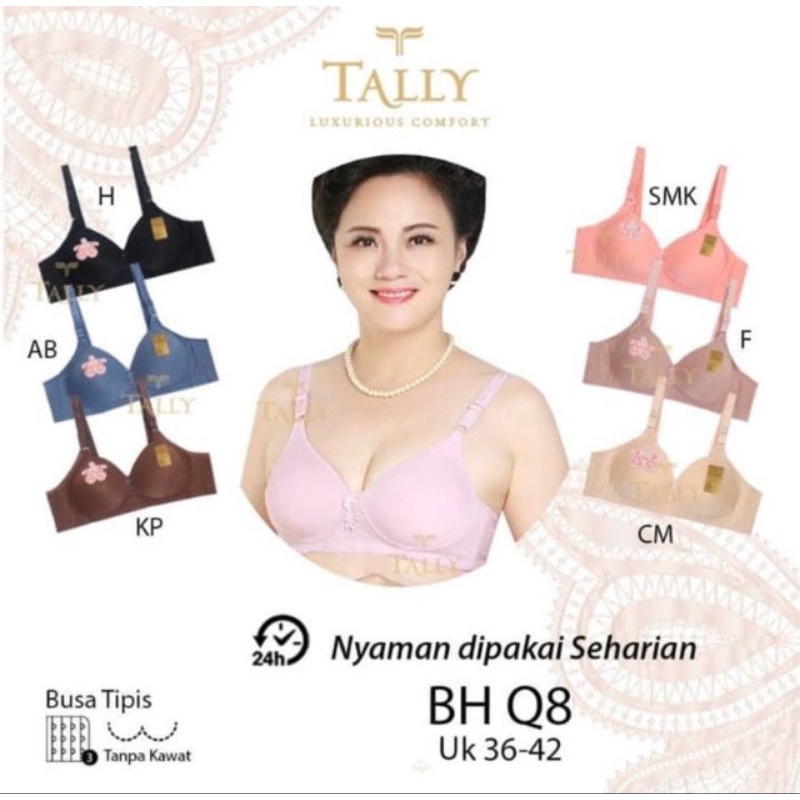 Tally Q8 | Bigcup BRA/BRA เสื้อชั้นใน ไม่มีโครง และโฟม แบบบาง | Shopee Thailand