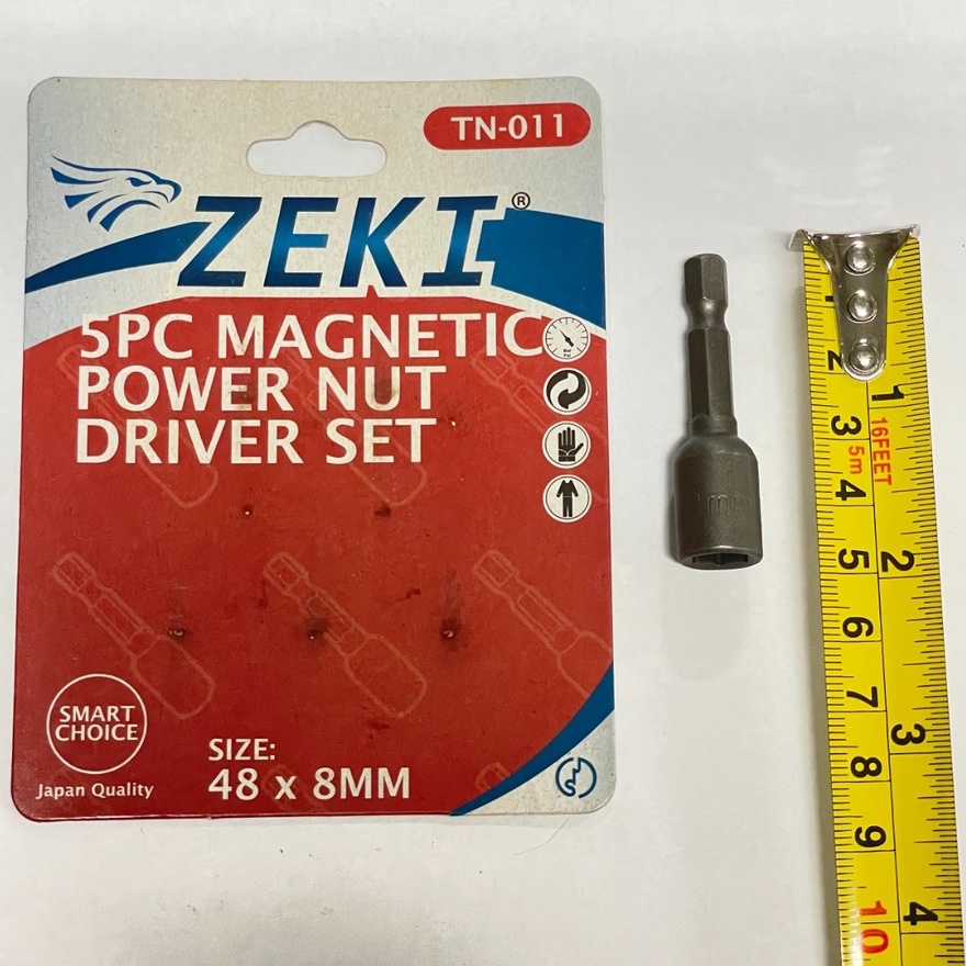 Mata ถั่วแม่เหล็ก BETTER SOK KEY 8 มม. x 48 มม. ZEKI ROOFING DRILL BIT ...