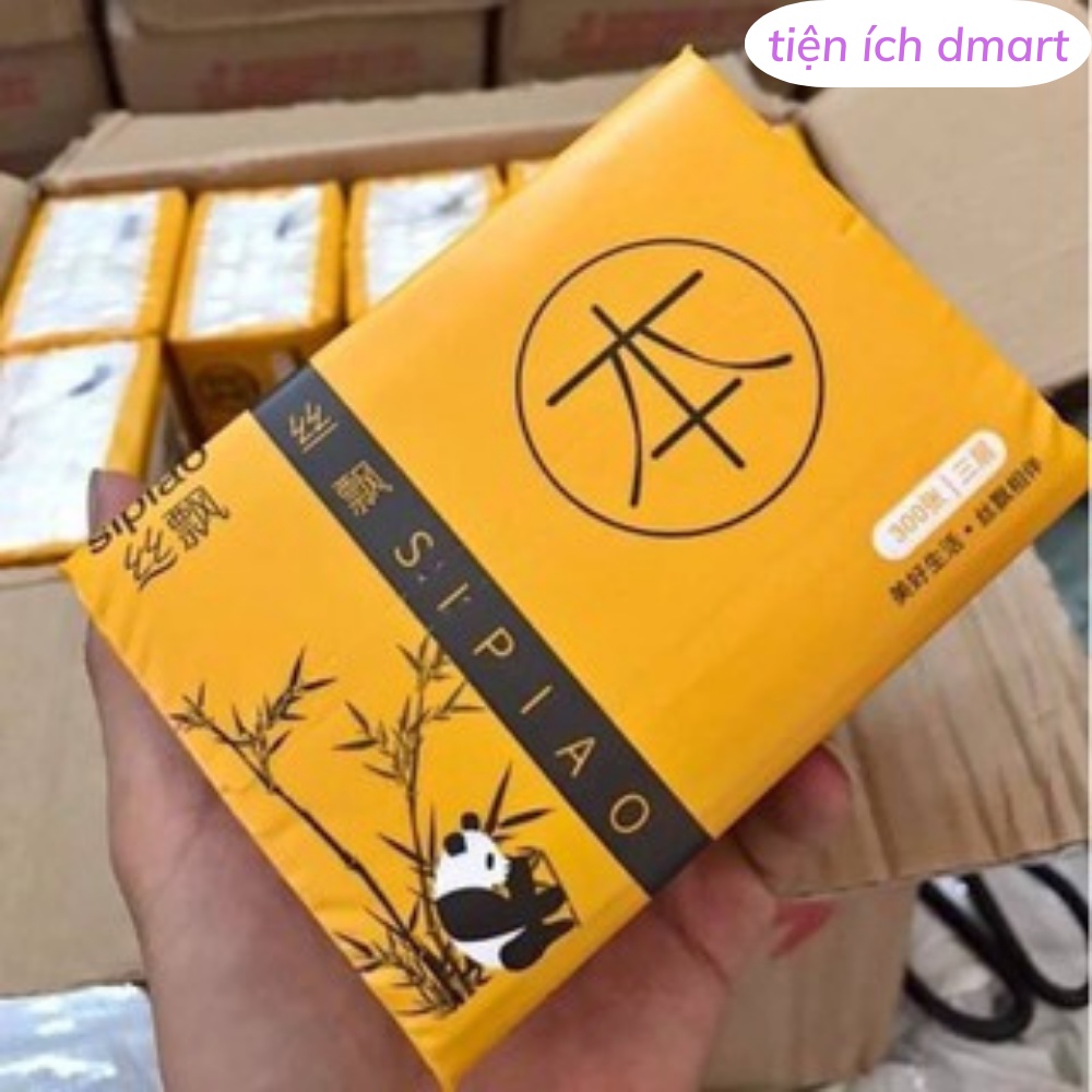 กระดาษเช็ดปากกระเป๋า si.pao 1 ห่อ 300 แผ่น | Shopee Thailand