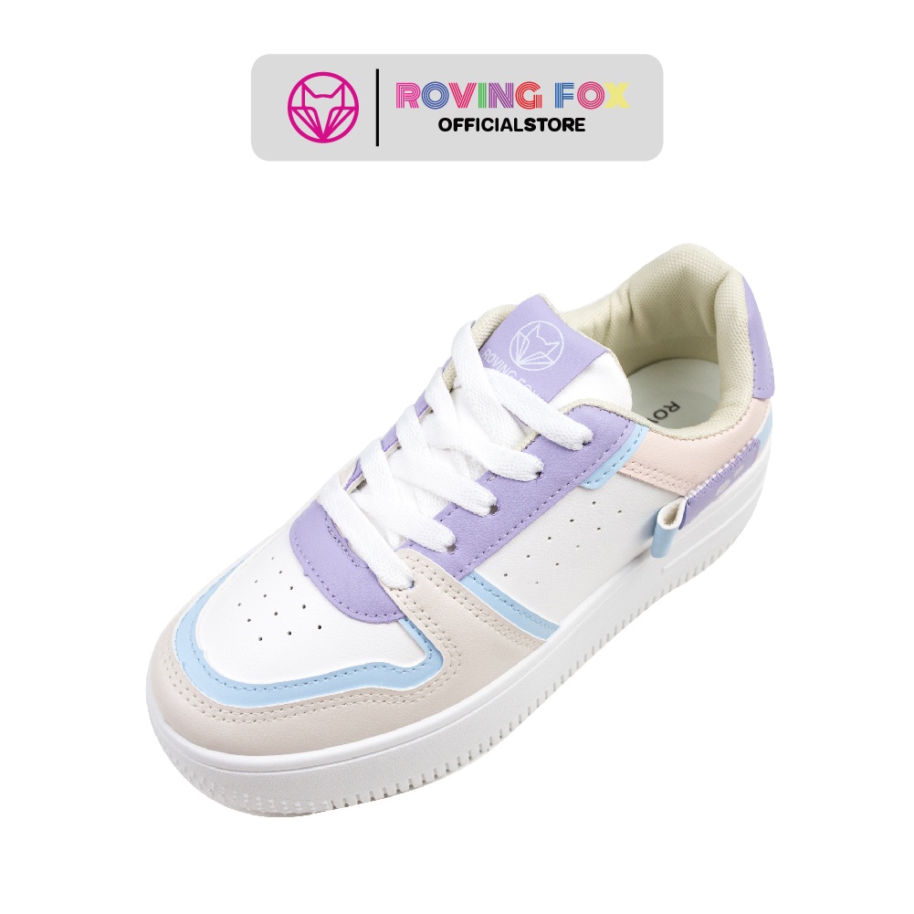[ TOP5 ] Rovingfox sneaker รองเท้าผ้าใบผู้หญิง พื้นนุ่ม ใส่เที่ยว ใส่ออกกำลังกายเบาๆ รุ่น FW1937 ...