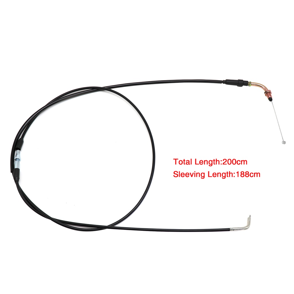 Motorcycle Throttle Cable Scooter Accelerator Cables GY6 Engine 50cc ...