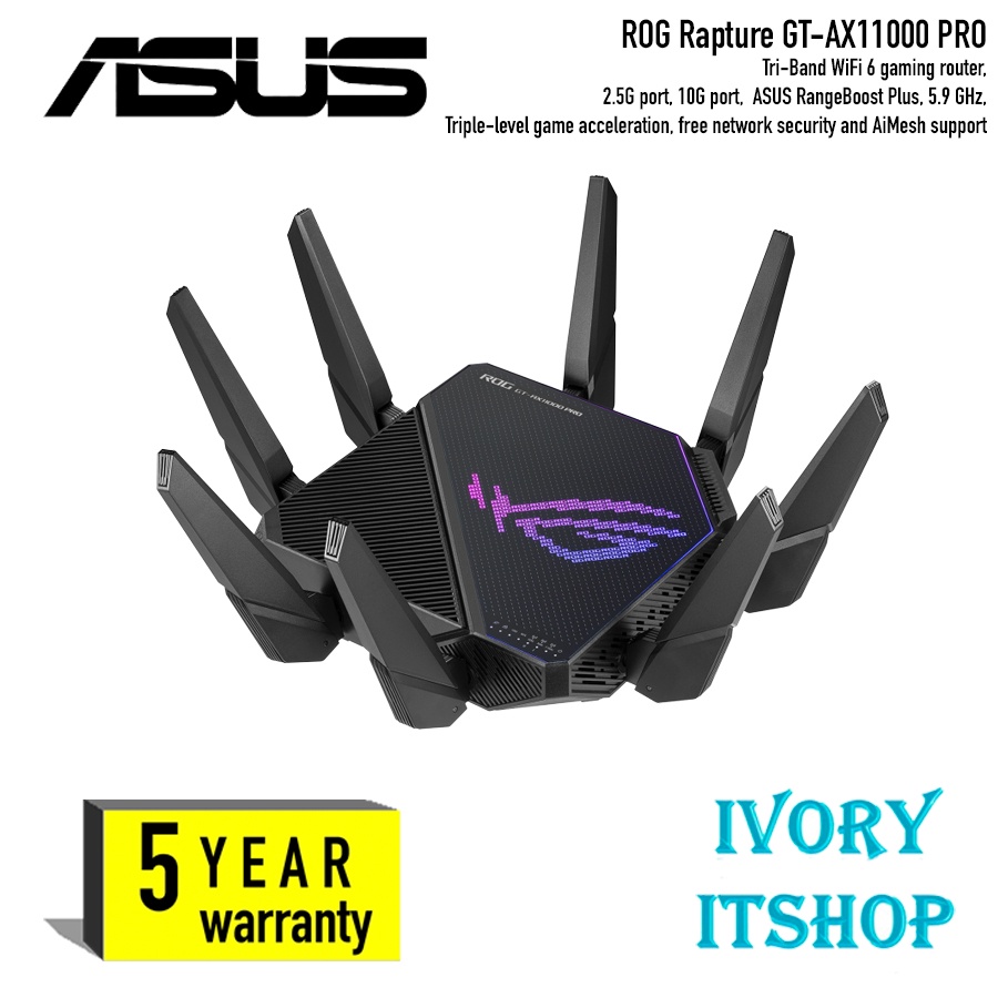 ASUS ROG Rapture GT-AX11000 PRO | Shopee Thailand