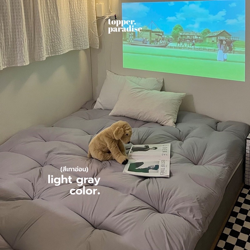Topper paradise รุ่น Extra ท็อปเปอร์ เบาะรองนอน เสริมฟูก ผ้าคอตตอน ความ ...