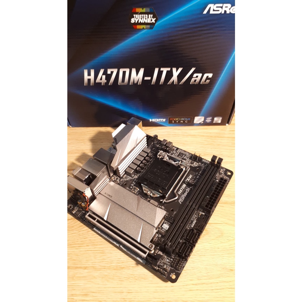 MAINBOARD (เมนบอร์ด) 1200 ASROCK H470M-ITX/AC | Shopee Thailand