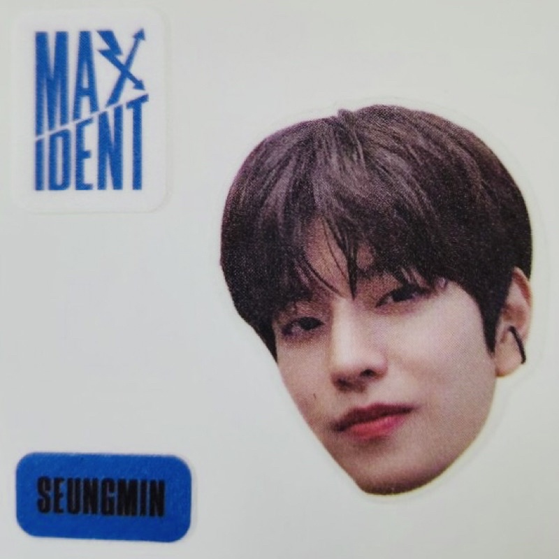 สติ๊กเกอร์ Stray Kids MAXIDENT ซึงมิน (Seungmin) | Shopee Thailand