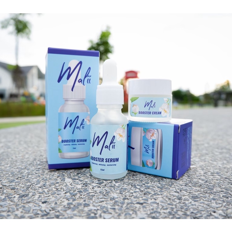 เซรั่มมะลิ + ครีมมะลิ Malii เซ็ตหน้าใส ลดสิว ผิวกระจ่างใส ลดฝ้ากระ จุด ...