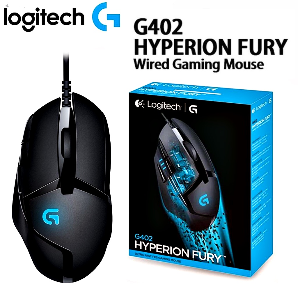 🔥ถูก•แท้•ส่งไว💯⚡️เมาส์เกมมิ่ง⚡️ LOGITECH G402 Hyperion Fury FPS 4000 ...