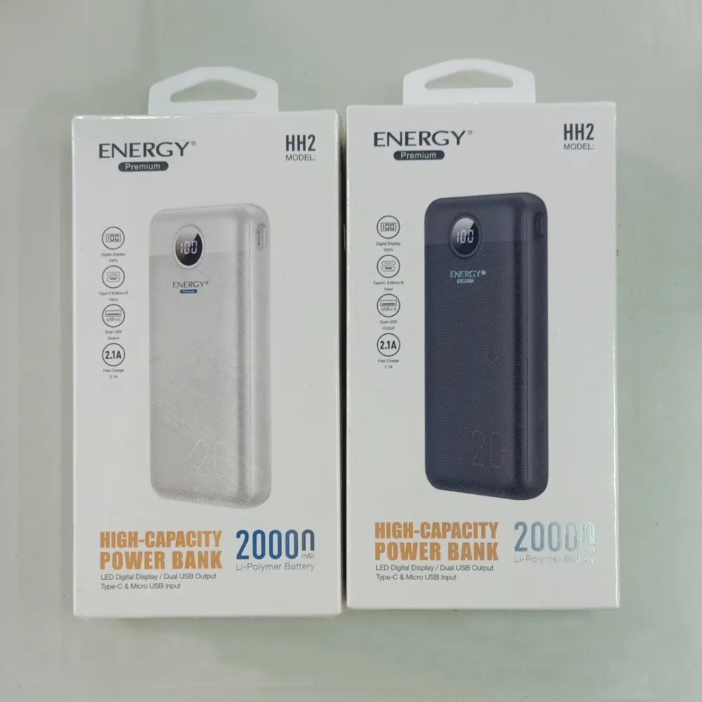 Energy Power Bank 20000mAh รุ่น HH2 毫安移动电源 | Shopee Thailand