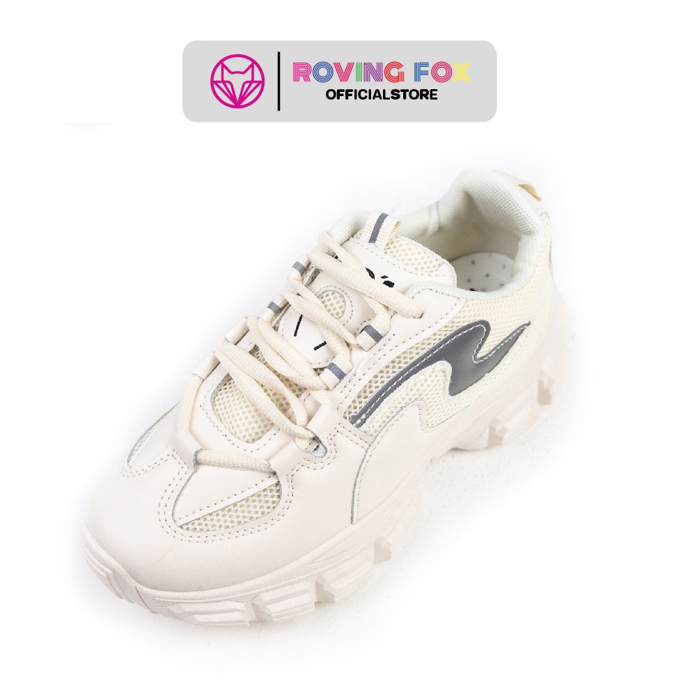 [ Rovingfox sneaker ] รองเท้าผ้าใบผู้หญิง รุ่น RF1965 มี 2 สี | Shopee Thailand