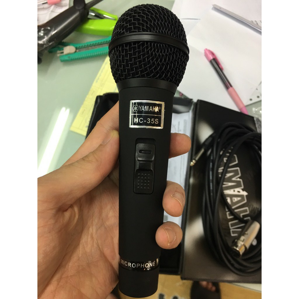 Yamaha HC-35S Professional Microphone ไมโครโฟนสำหรับร้องเพลง ประกัน 3 ...