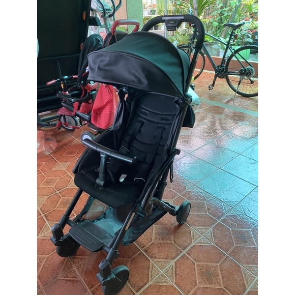 ️ ส่งต่อรถเข็นพับเล็กขึ้นเครื่องบิน มือสอง KATOJI Japan Baby Stroller ...