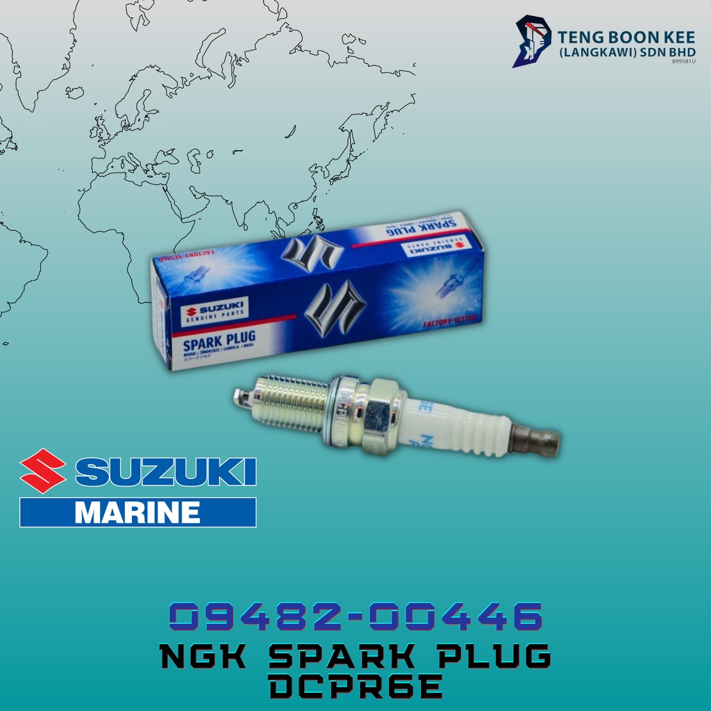 หัวเทียน 09482-00446 NGK DCPR6E (SUZUKI) | Shopee Thailand