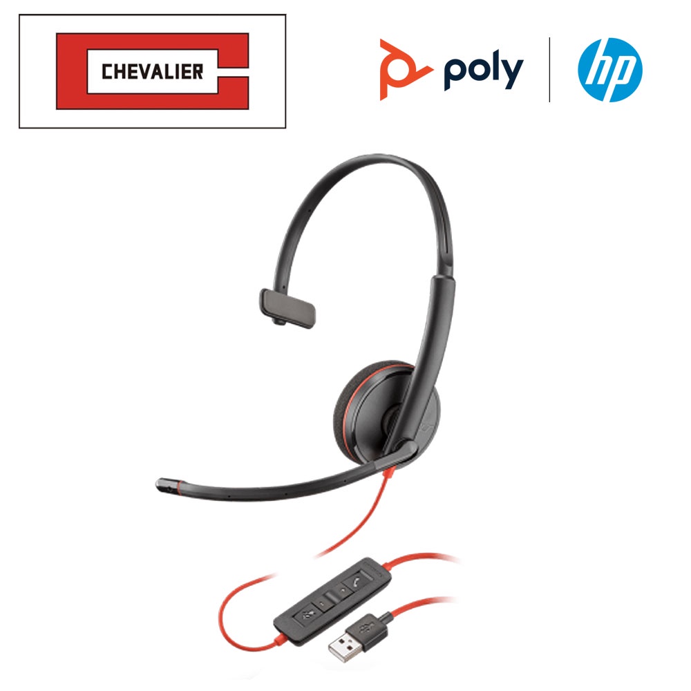 Poly Plantronics Blackwire C3210 USB-A หูฟังแบบมีสาย หูฟังคอลเซ็นเตอร์ ...