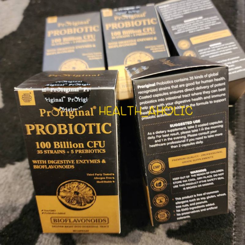 ️พร้อมส่ง ️Proriginal Probiotics 100 Billion CFU, 60 Capsules | Shopee ...