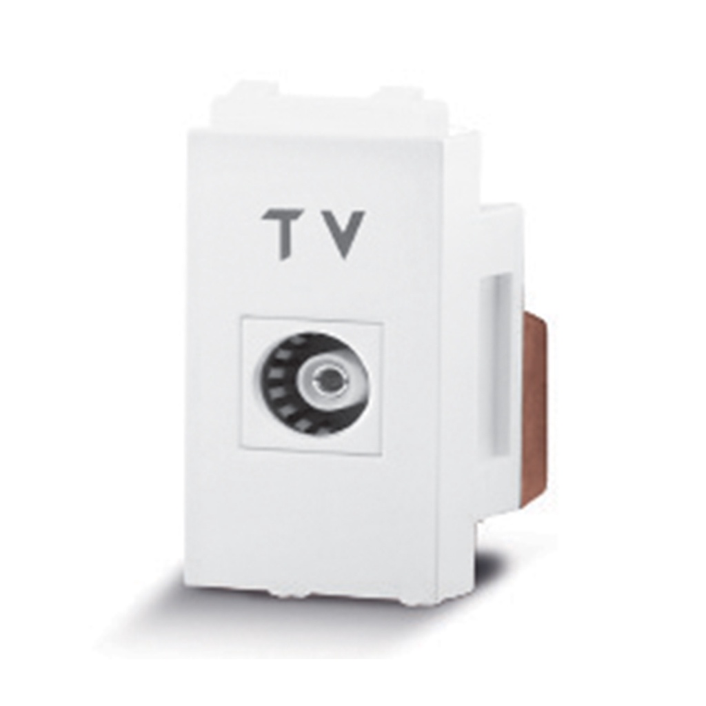 Chang รุ่น Y-Series ปลั๊ก TEL TV LAN CAT6 สีขาว | Shopee Thailand