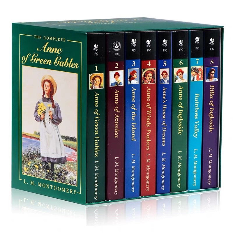 Anne of Green Gables, Complete 8-Book Set, By M. Montgomery, Ages:9 ...