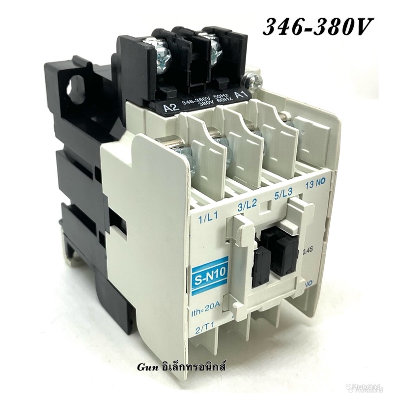 S-N10 SN10 lth=20A 110V/220V/380V ยี่ห้อ MITSUBISHI แมกเนติก คอนแทคเตอร ...
