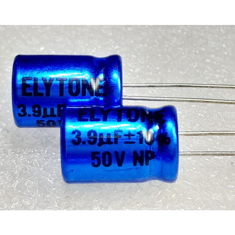 Elytone NP 3.9uf 50v Bipolar Capacitor ตัวเก็บประจุ ชนิด ไม่มีขั้ว BP ...