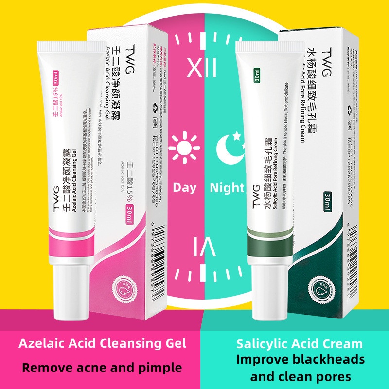 Twg 15% เจลกรดอะซิลาค 30 มล. ครีมกรดซาลิซิลิก ครีมแต้มสิว รักษาสิวเสี้ยน กําจัดสิวเสี้ยน สิวหัว ...