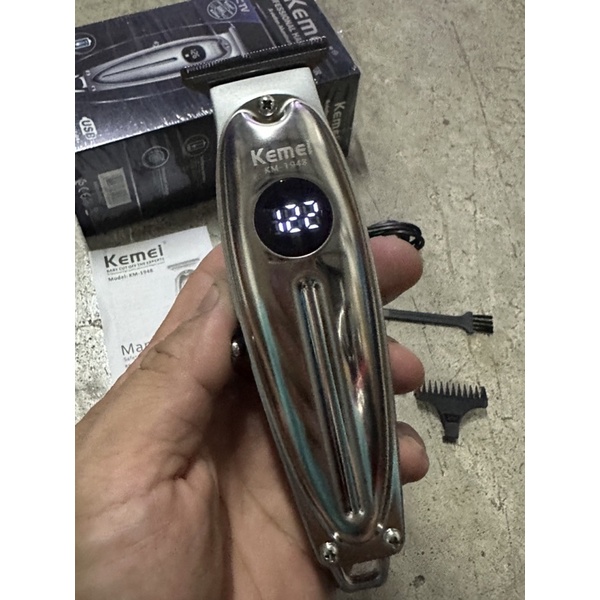 Kemei km-1948 กันขอบ มีจอ ฟันเดิมเพิ่มลับคม หรือแต่งฟันลับคม | Shopee Thailand