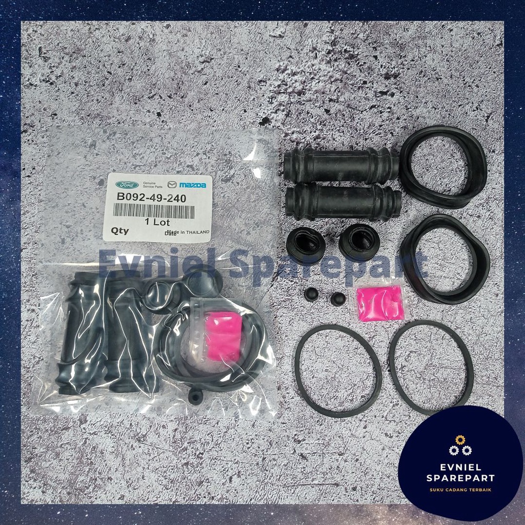 ชุดคาลิปเปอร์ยางซีลดิสก์เบรกหน้า สําหรับ Ford Laser Mazda Interplay 323 ...