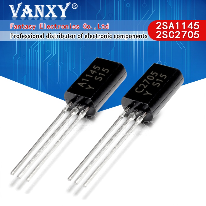บอร์ด A1145 25 ชิ้น และ C2705 25 ชิ้น ) TO-92L 2SA1145 2SC2705 TO-92 ...