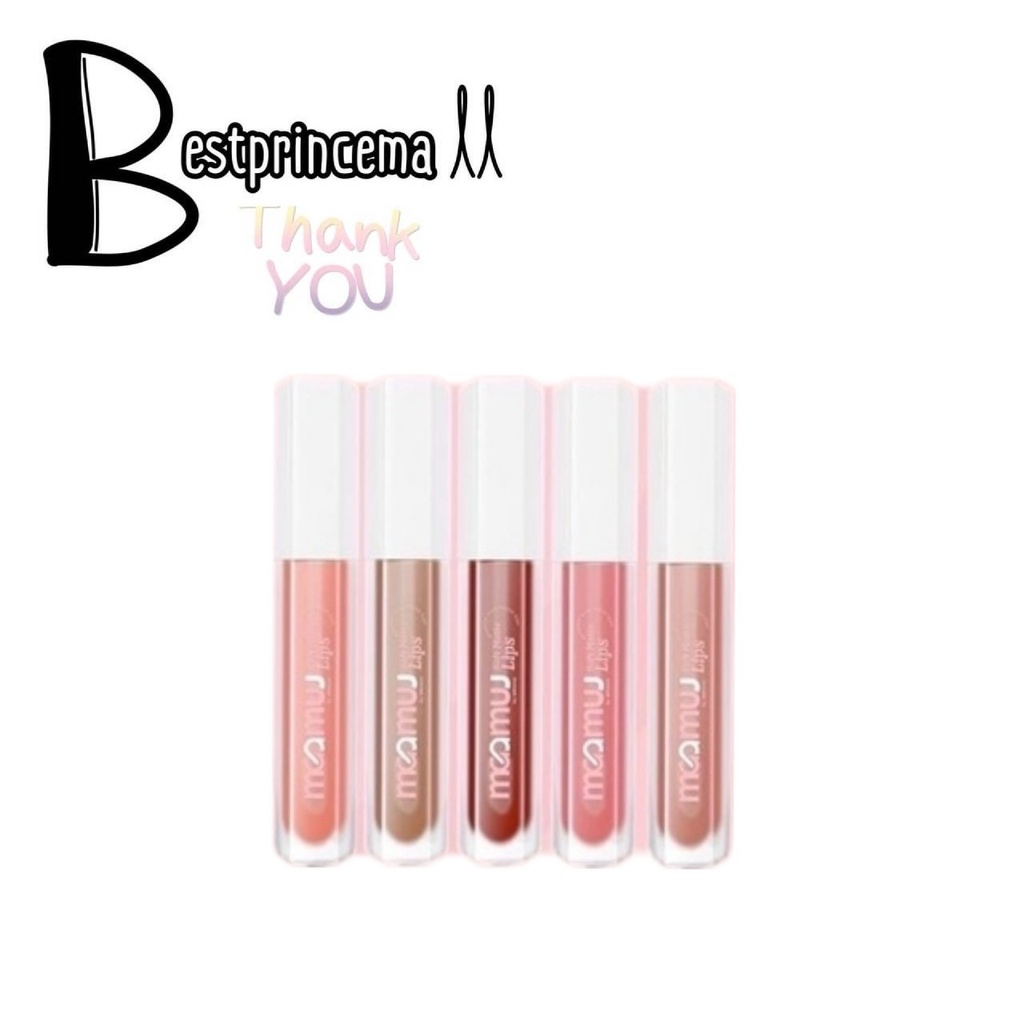 Maamuu lip ลิปมามู สายพุทธคุณ 6 สี สวย ทาตาปากแก้ม | Shopee Thailand