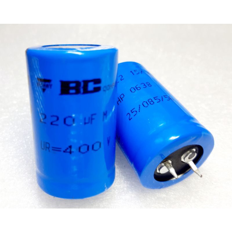 Vishay BC 220uf 400v Capacitor ตัวเก็บประจุ คาปาซิเตอร์ | Shopee Thailand