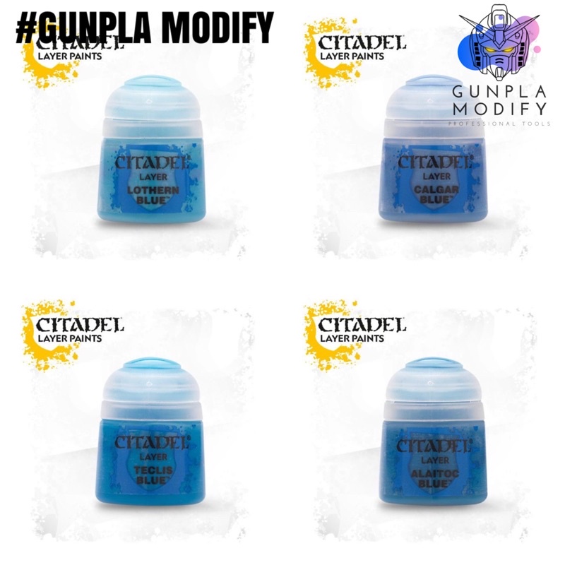 CITADEL COLOR (LAYER) Lothern Blue, Calgar Blue, Teclis Blue, Alaitoc ...