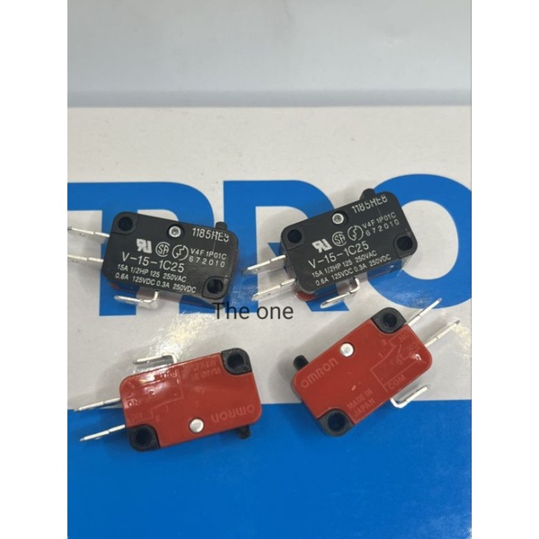 omron micro switch V-15-1C25 15A 1/2HP 125 250VAC0.6A 125VDC 0.3A 250VDC พร้อมส่ง | Shopee Thailand