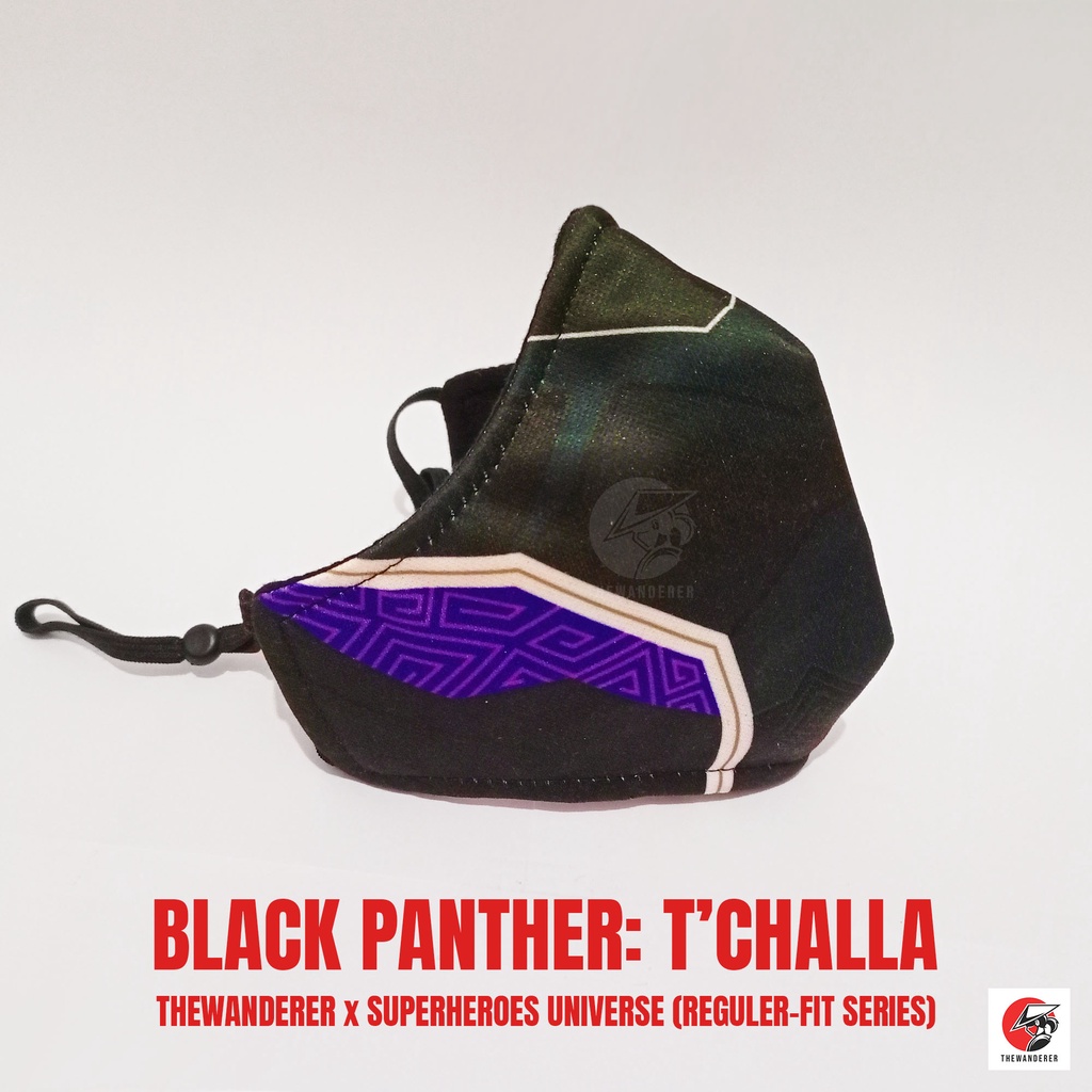 Thewanderer x Black Panther FULLPRINT Cloth Mask+ 3 ชั้น พร้อมแผ่นกรอง ...