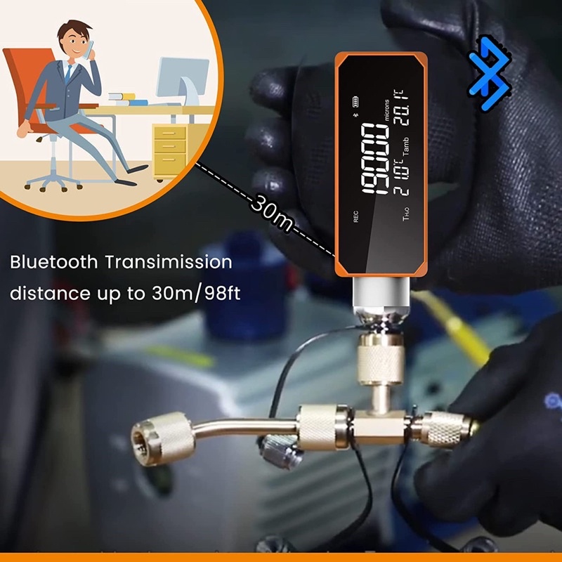 เกจวัดสุญญากาศไร้สาย Elitech VGW-mini | Shopee Thailand