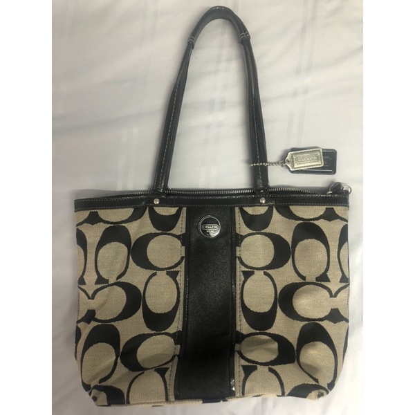 กระเป๋า Coach รุ่น F21950 สีดำ (มือสอง) | Shopee Thailand