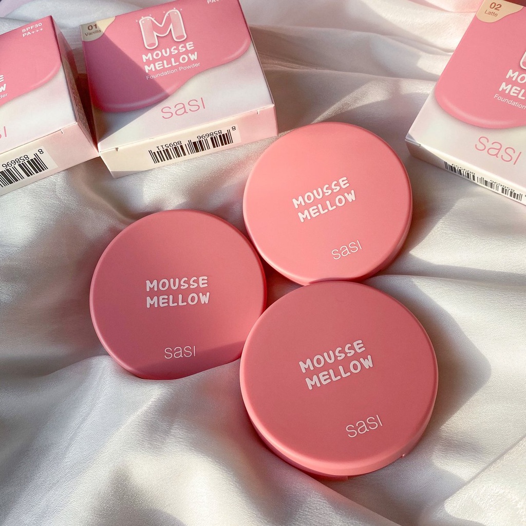 ขอคนรับได้!! sasi mousse mellow foundation powder (03/23) | Shopee Thailand