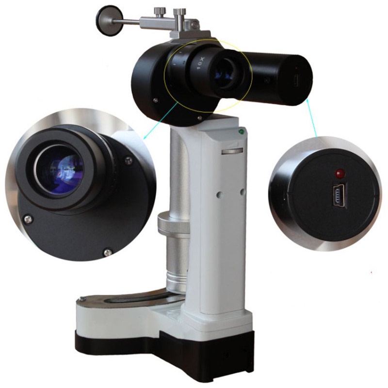 LYL-S Optical And Ophthalmic Slit Lamp Microscope Handheld LED Light ...