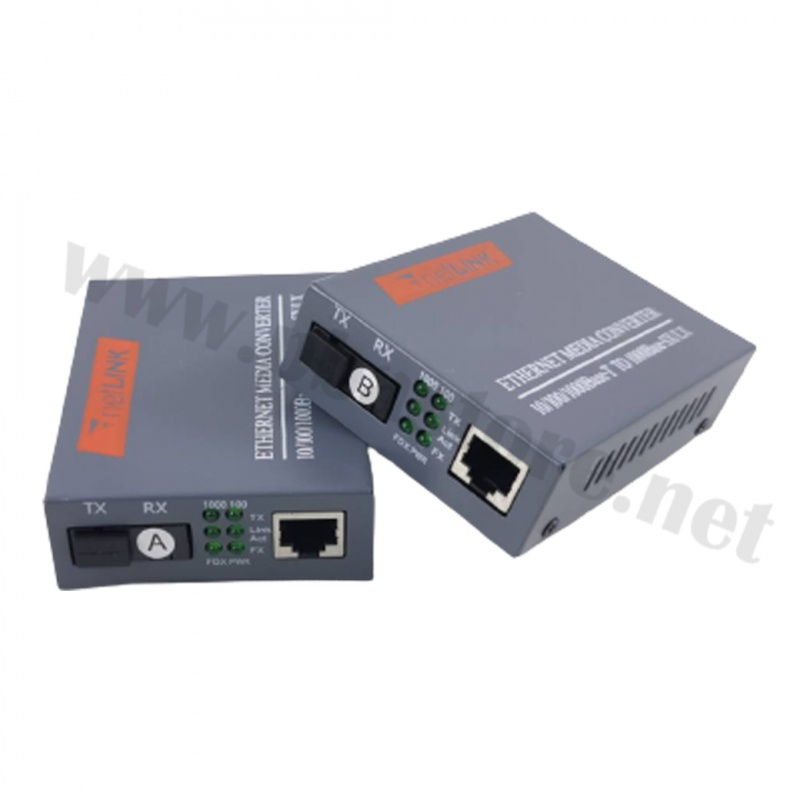 MEDIA CONVERTER 10/100/1000Mbps 25KM Netlink | Shopee Thailand