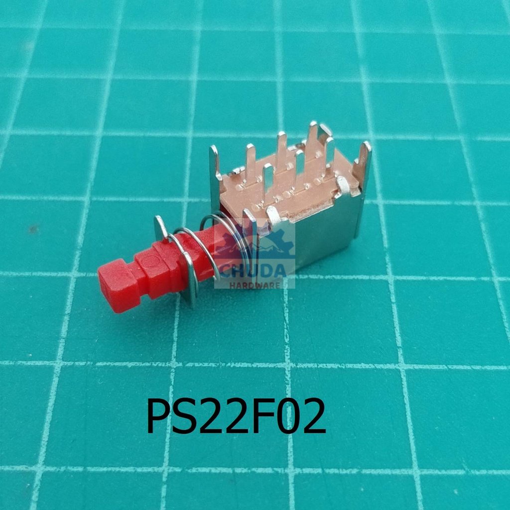 สวิทช์ 6 ขา Self lock กดติด-กดดับ No lock กดติด-ปล่อยดับ Push button Switch #PS22F02 (1 ตัว ...