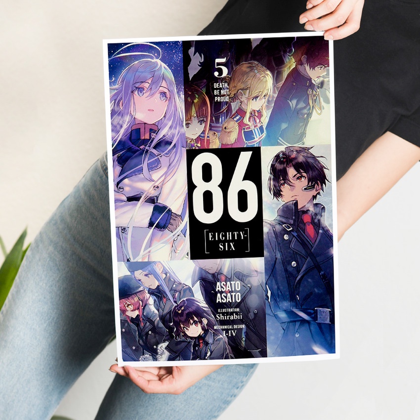 86 Eighty Six Poster การ์ตูนสุดโด่งดังที่ถูกนำไปดัดแปลงเป็นอนิเมะ ในปี ...