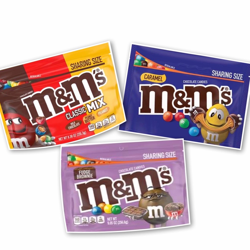 M&M’S CANDY ขนาดSHARING SIZE สินค้าเเท้จาก USA | Shopee Thailand