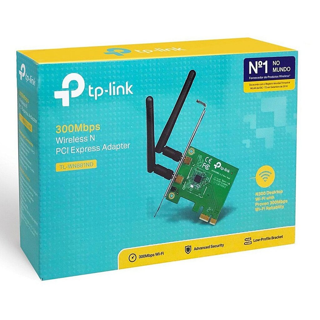 TP-LINK TL-WN881ND การ์ดไวไฟ WIRELESS LAN PCI EXPRESS N300 | Shopee ...