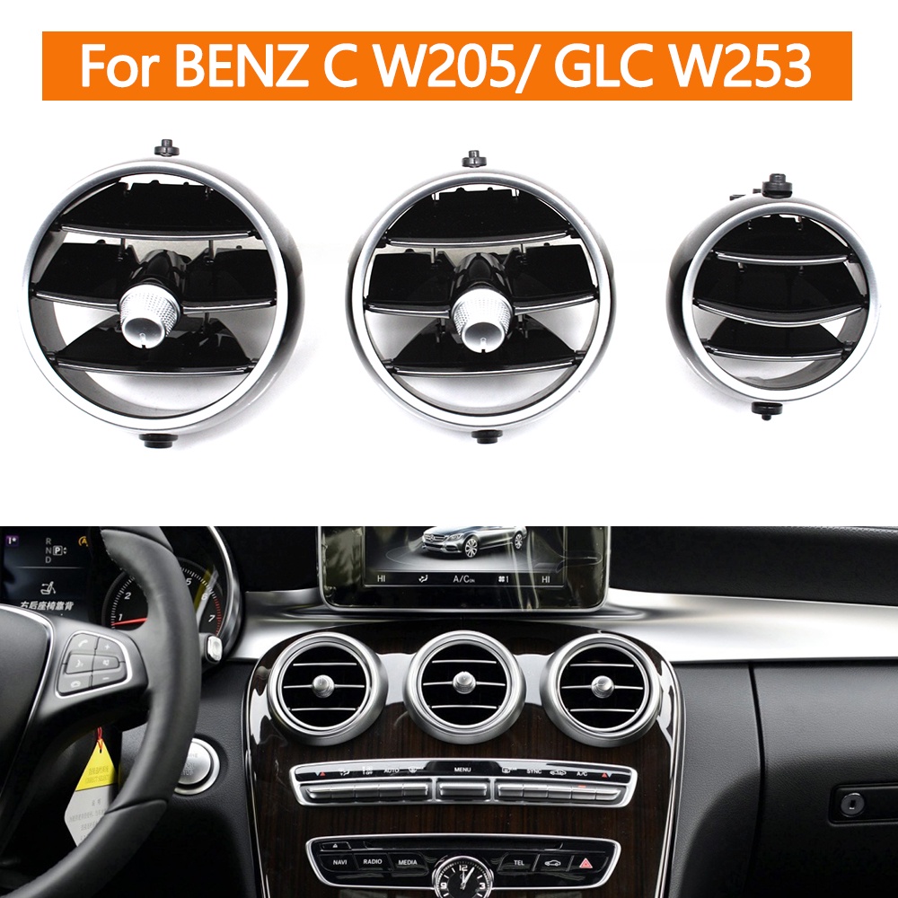 ตะแกรงช่องแอร์หน้า หลัง สําหรับ Mercedes Benz C Class W205 GLC W253 ...