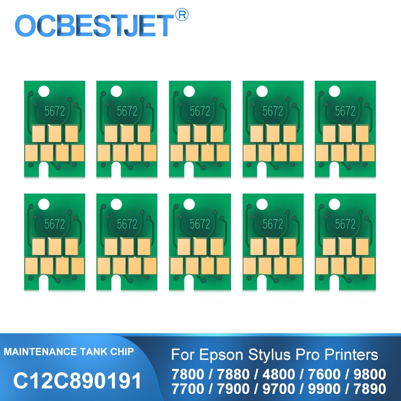 C12C890191บำรุงรักษาถังชิปสำหรับ Epson 4800 4880 7600 7700 7800 7880 ...