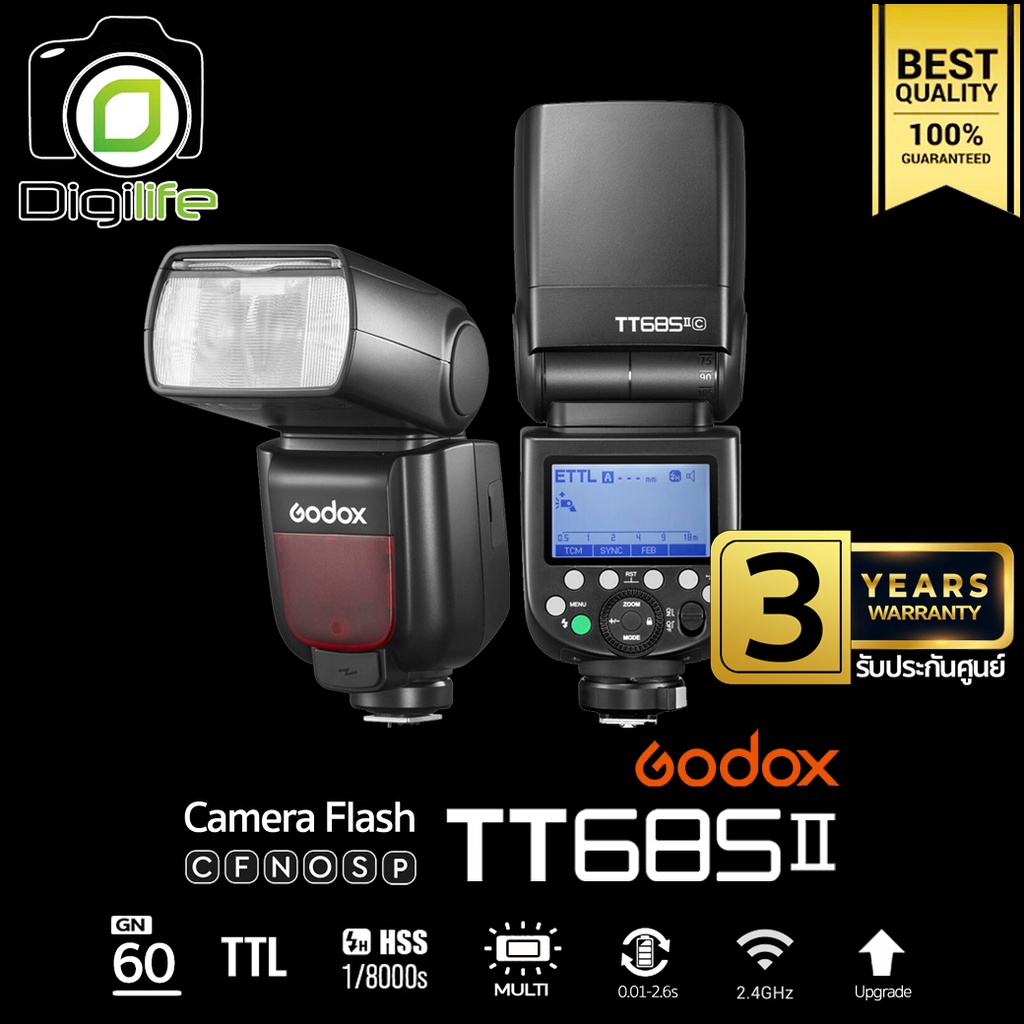 Godox Flash TT685II TTL HSS - รับประกันศูนย์ Godox Thailand 3ปี ( TT685 ...